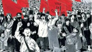 1er Mai : Vive la Commune de Paris ! A bas la Guerre ! A bas la Guerre ...